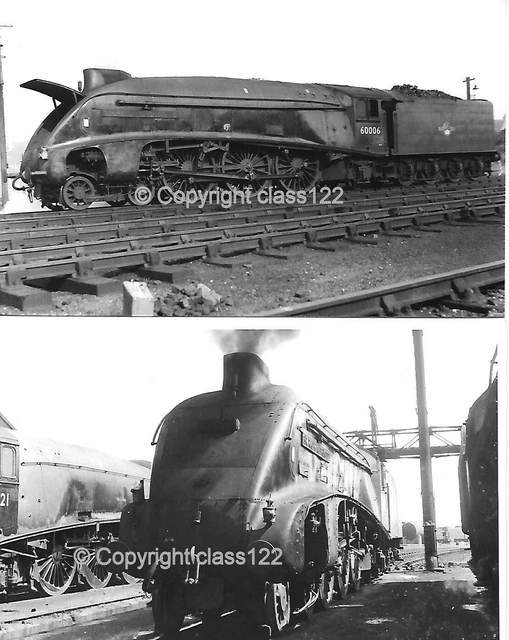 2 PHOTOS - LNER A-4 4-6-2 No.60006 'Sir Ralph Wedgewood' £1.99 - PicClick UK