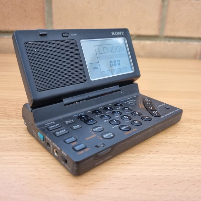 VINTAGE RARE SONY ICF-SW100 Radio World Band Receiver FM/AM SW MW LW ...