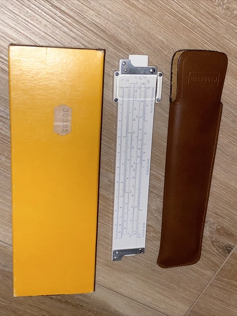 DIETZGEN REDIRULE NO. 1776 Pocket Slide Rule - With Leather Pocket Case ...