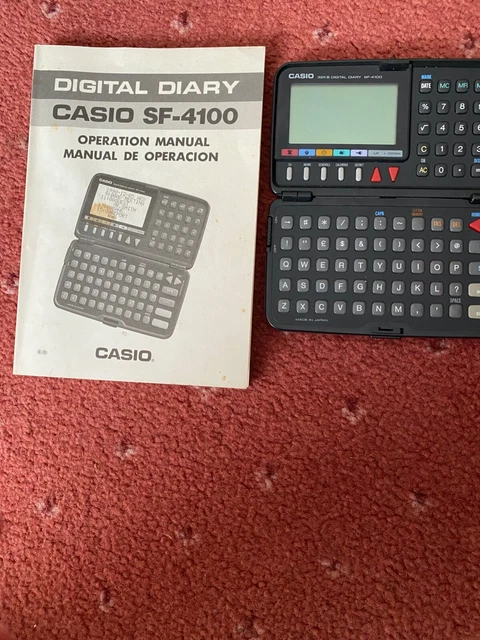 CASIO SF-4100 DIGITAL Diary Personal Digital Assistant Databank £7.00 ...