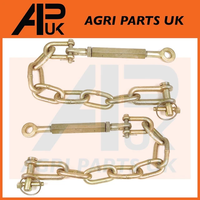 PAIR OF LIFT Arm Check Chain Stabiliser for Massey Ferguson 35 35X 135 ...