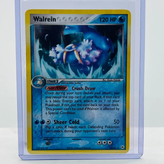 POKÉMON WALREIN 15/101 EX Team Hidden Legends Pokémon 2004 Holo Rare LP ...