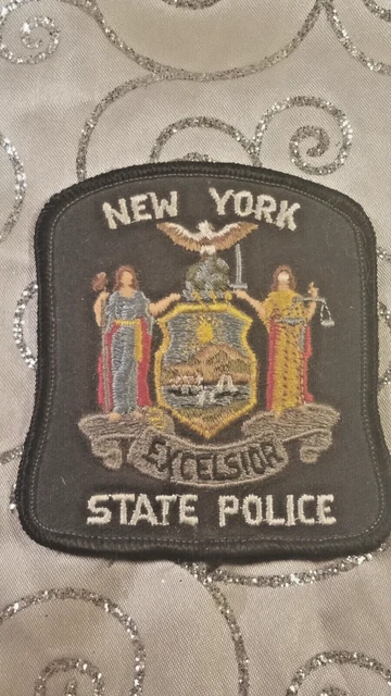 NEW YORK STATE Police Officer "Excelsior" 3" Shoulder Patch NOS $4.00 ...