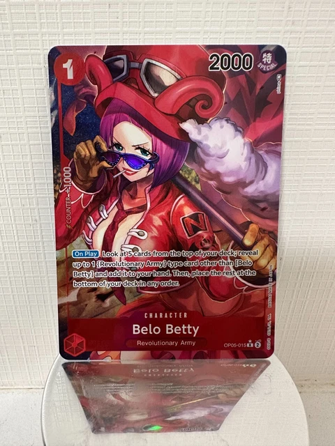 ONE PIECE CARD Awakening of New The Era Bello Betty OP05-015 Parallel ...