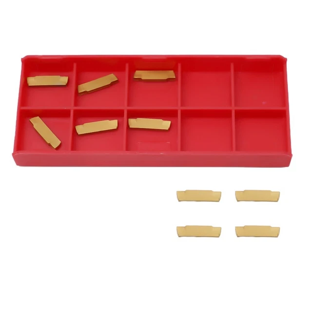 10*-INSERTS EN CARBURE MGMN200-G pour porte-outil de coupure de rainure MGEHR/MG EUR 10,72 ...