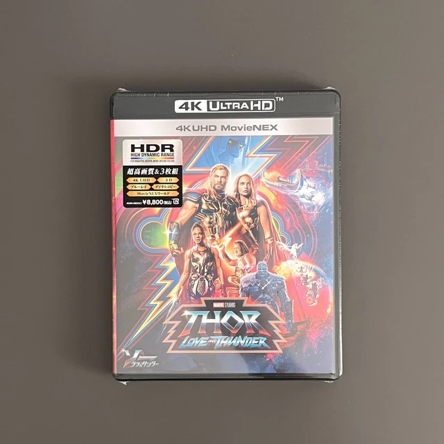 THOR: LOVE AND THUNDER [4K Ultra HD+3D+2D Blu-ray] JAPAN £76.18 ...