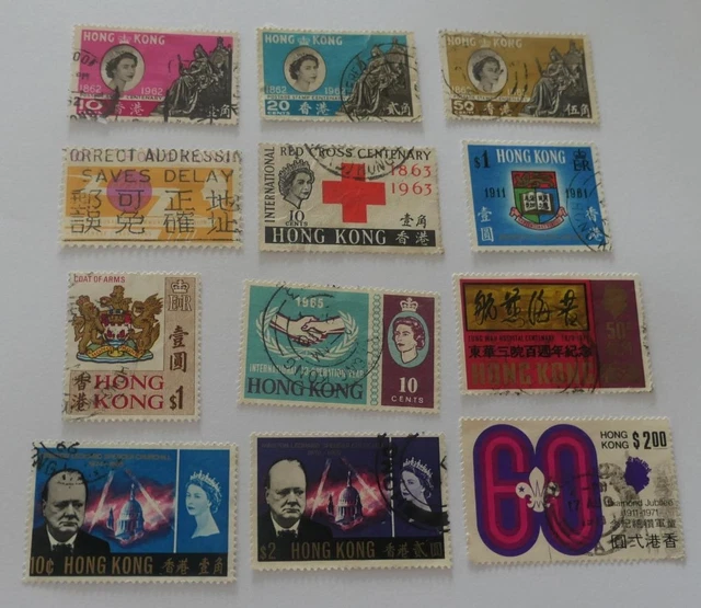 HONG KONG 1962 - 82 small collection used EUR 1,22 - PicClick FR