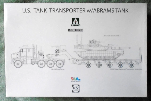 TAKOM (5002X) M1070 & M1000 w/ M1A2 SEP Abrams Tusk II Limited Edition ...
