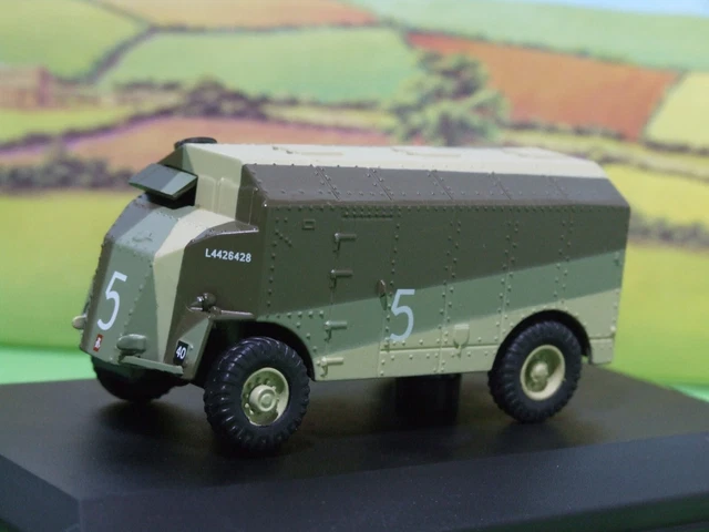OXFORD 1:76 SCALE 1940's British Army Armoured Command Vehicle 2nd Div ...