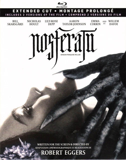 NOSFERATU EXTENDED CUT BLURAY SET with Bill Skarsgard & Aaron Taylor ...