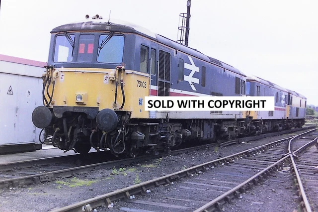 RAILWAY / TRAIN Negative 35mm BR Loco Class 73 73103 Sold with ...