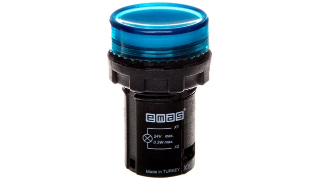 LAMPE DE SIGNALISATION MB avec LED, monobloc, 24V AC/DC, couvercle plat ...