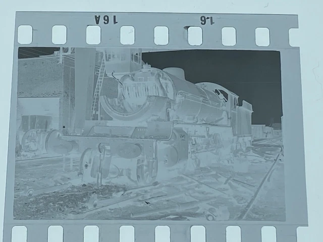 STEAM LOCOMOTIVE LOCO British Rail Railway Negative Ref 3H-7 £4.99 ...