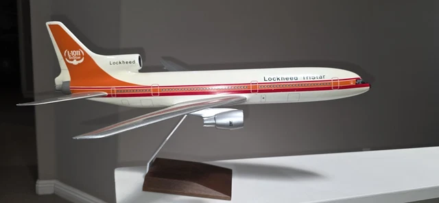 PACIFIC MINIATURES LOCKHEED L-1011 Tristar Travel Agent Model Airplane ...