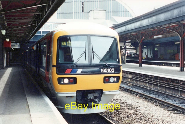 RAILWAY PHOTO 6X4 DMU Class 165 165103 NSE Paddington c1995 £1.80 ...