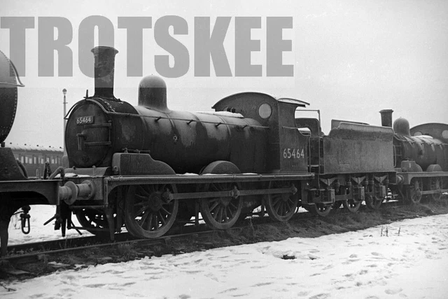35MM NEGATIVE BR British Railways Steam Loco 65464 Class J37 Stratford ...