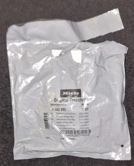 TÜRVERRIEGELUNG / TÜRSCHLOSS Miele 4842085 Type 853 / Pat.No.DE 3527670 ...
