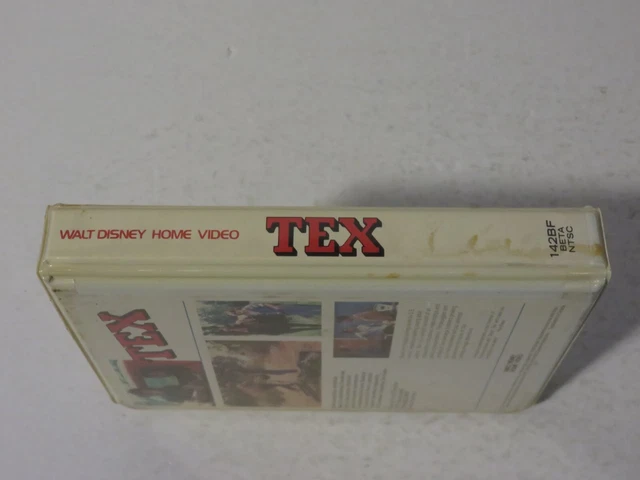 TEX MATT DILLON Home Video Beta Betamax Not Vhs Clamshell Walt Disney ...