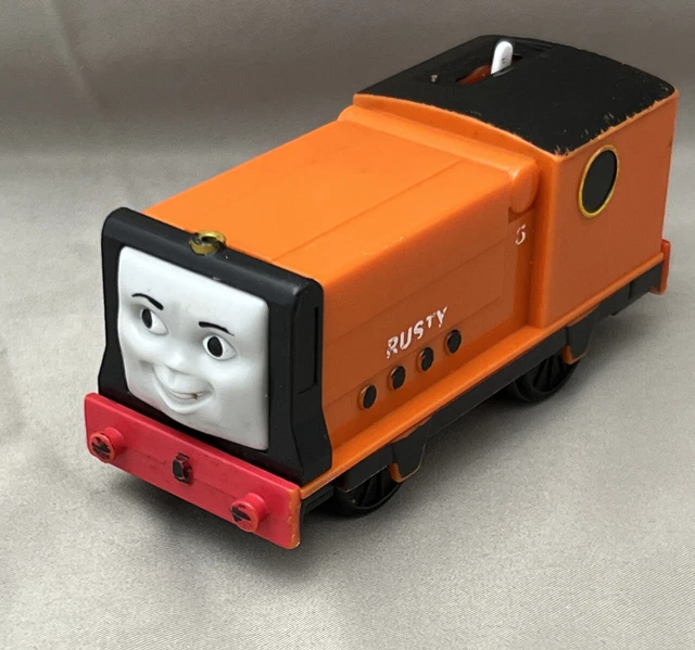 THOMAS & FRIENDS Trackmaster RUSTY 2006 Motorized Engine Hit Toy Train ...