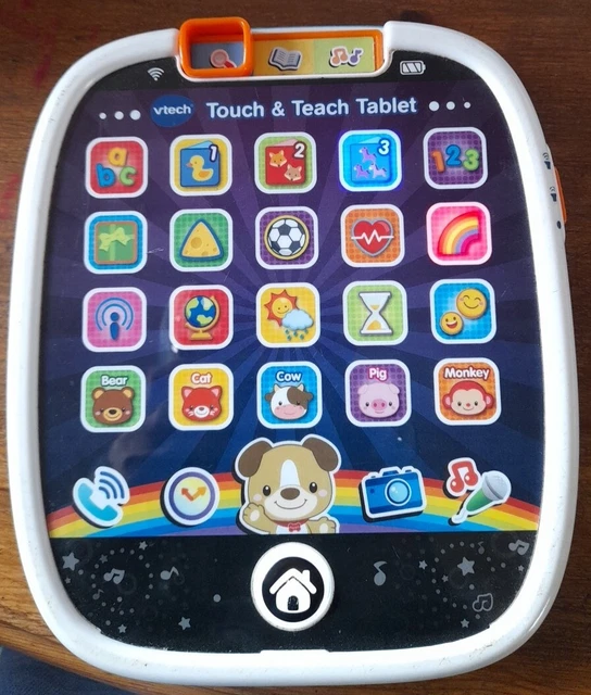 VTECH TOUCH AND Teach Tablet Preowned Educational Toy Lights Sounds Music £3.20 - PicClick UK
