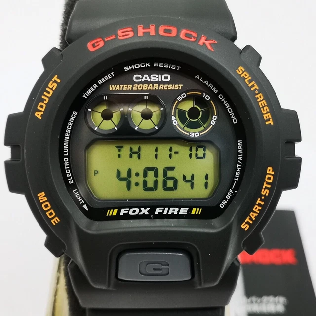 CASIO G-SHOCK DW-6900B-9 STANDARD FOX FIRE Men's Watch New in Box EUR ...