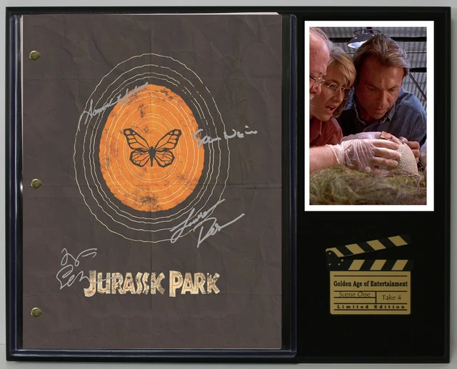 AFFICHAGE DU SCRIPT de reproduction signature de Jurassic Park "C3" EUR ...