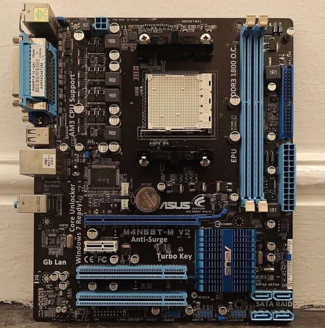 ASUS M4N68T-M V2 - Socket AM3 - Fully Tested £12.99 - PicClick UK