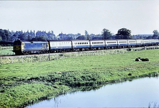 CLASS 50 - Train 35mm Colour Slide-50011 - Taken 29/9/74 - See note £2. ...