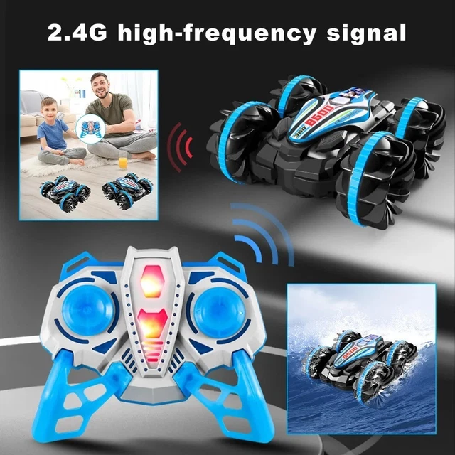 4WD RC STUNT Car Gesture Sensor Remote Control Off-Road Waterproof 360 ...