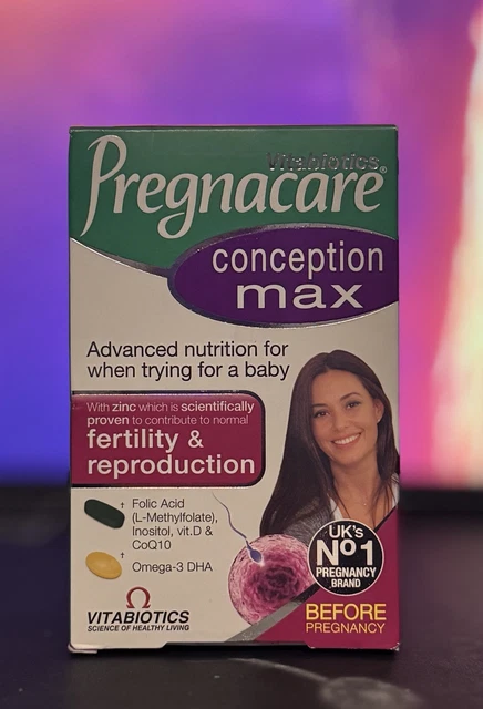 VITABIOTICS PREGNACARE CONCEPTION Max, Advanced Nutrition Trying for a ...