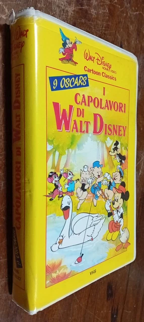 VHS I CAPOLAVORI DI WALT DISNEY - ORIGINALE HOME VIDEO ITA italiano “9 ...