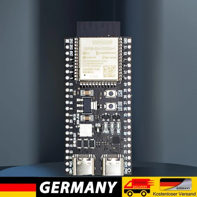 ESP32/ESP32-S3/ESP32-C3 SCHEDA DI sviluppo ESP32-S3-DevKitC-1 modulo WiFi+BT BLE EUR 9,14 ...