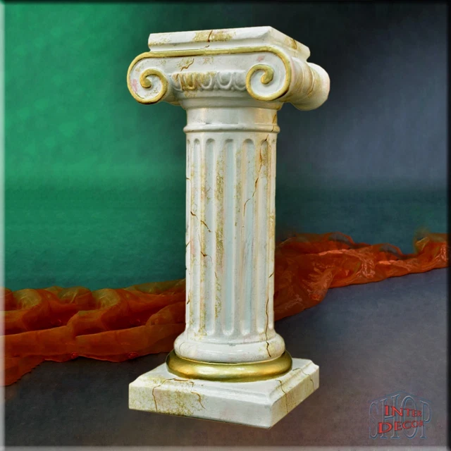 DEKOSÄULE SÄULE BLUMENSÄULE Antik Podest Griechische Marmor Optik ...
