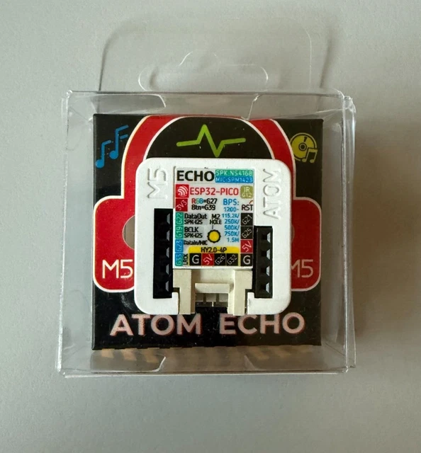 M5STACK ATOM ECHO Programmable Smart Speaker Built-in ESP32 Bluetooth ...