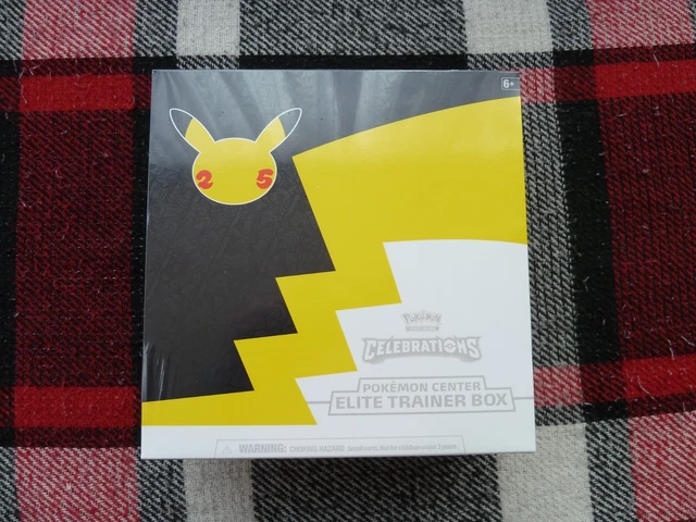 POKÉMON TCG CELEBRATIONS Elite Trainer Box Pokemon Center - New Sealed ...