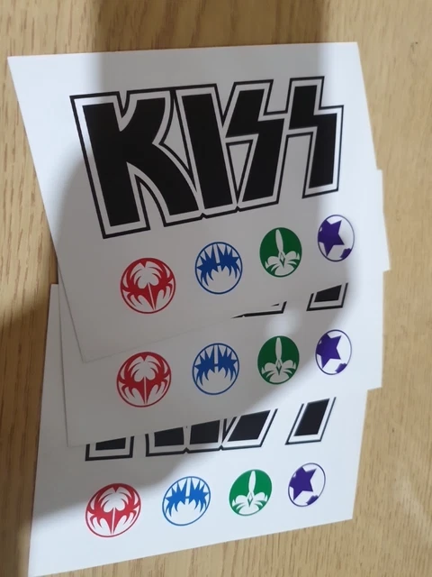 KISS POSTCARDS X3 Gene Simmons Ace Frehley Paul Stanley Peter Criss ...