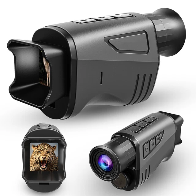 2025 MONOCULAR NIGHT Vision Goggles 16X Zoom Video Recording 984ft Long ...