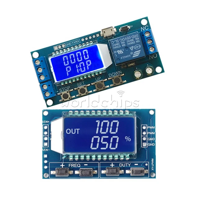 PWM PULSE FREQUENCY Square Wave Signal Generator Trigger Switch Time ...