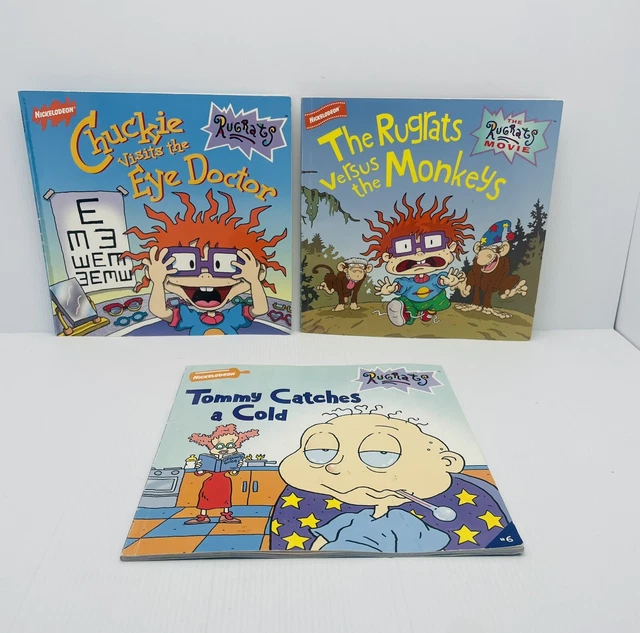 RUGRATS BOOK BUNDLE 1998 Rugrats And The Zombies, Tommy Catches A Cold ...