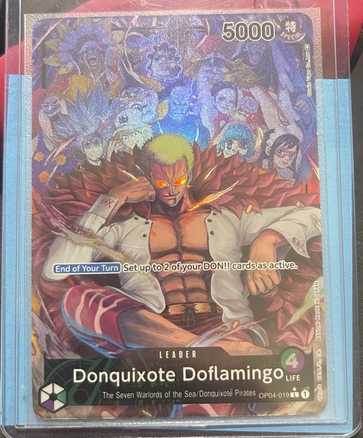 UNE PIÈCE DONQUICHOTTE Doflamingo Alt Art OP04-019 Kingdoms of Intrigue EUR 55,12 - PicClick FR