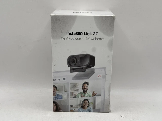 INSTA360 LINK 2C Standard AI-Powered AI-Tracking 4K Webcam New Factory ...
