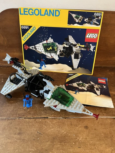 LEGO GAMMA V Laser Craft Set 6891 Spaceship, , 1985 instructions & Box ...
