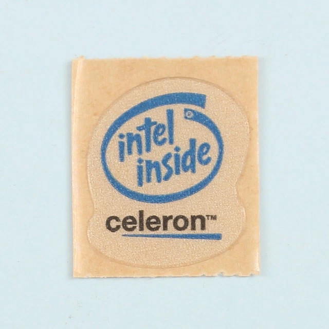 GENUINE INTEL ‘INTEL Inside Celeron’ Case Badge Sticker *NEW* $8.95 ...