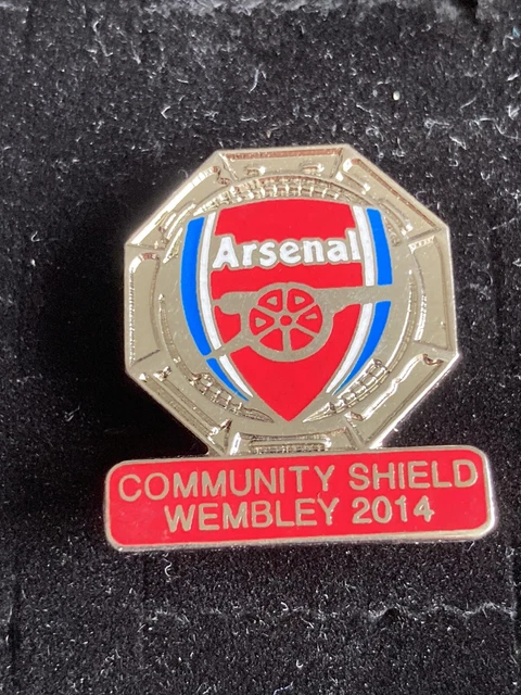 ARSENAL FC - Community Shield Wembley 2014 Enamel Badge. £2.25 ...
