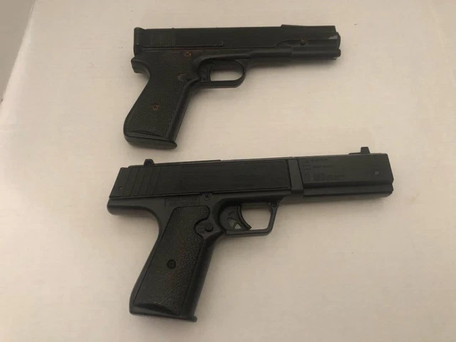 VINTAGE MARKSMAN REPEATER Air Pistol BB Pellet Gun & Daisy Powerline ...