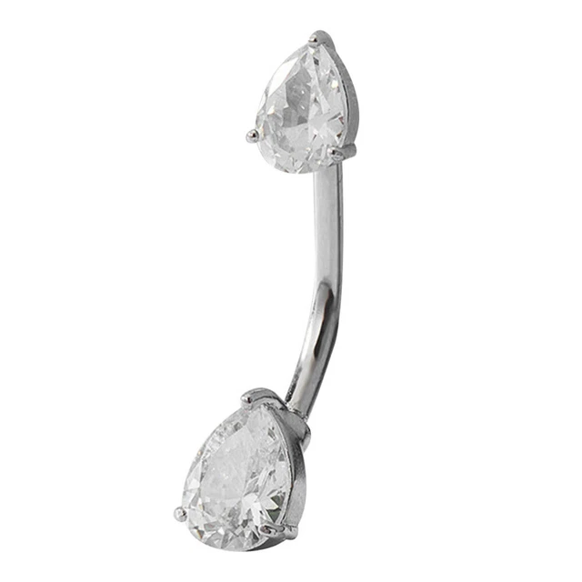 ELEGANT CURVED SHINY Belly Button Belly Button £3.28 - PicClick UK