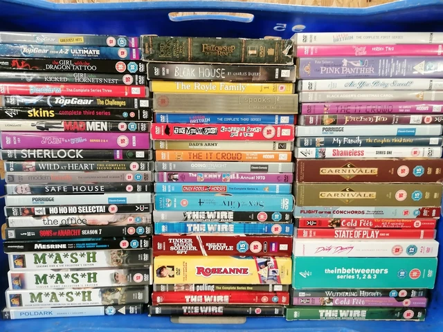 BBC ITV CHANNEL 4 SKY DVD Box Set TV Series and Movies Job Lot ...