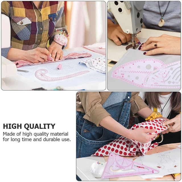 9 PCS SCALE Ruler Metric Clothing Making Quilting French Curve for ...