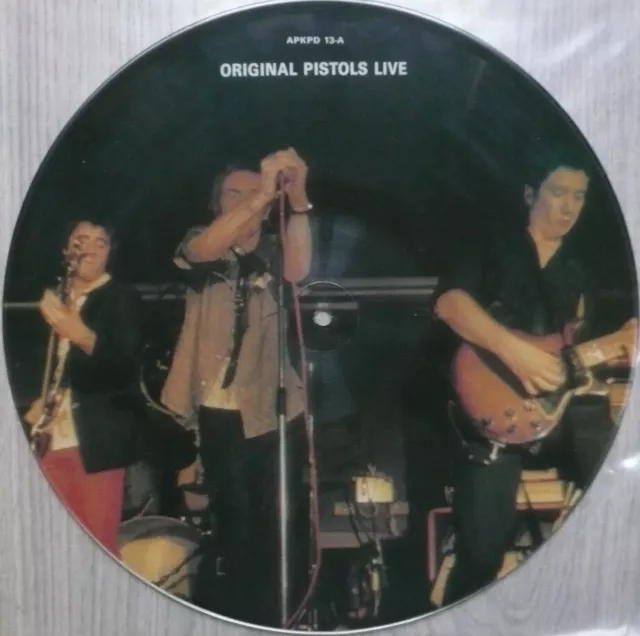 Rare Picture Disc 12 Sex Pistols Original Live Uk Mini Album 1986 Rock