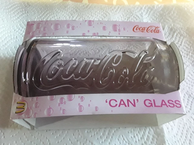Vintage Collectable Mcdonalds Coca Cola Can Shaped Glass Purple Tint £1000 Picclick Uk